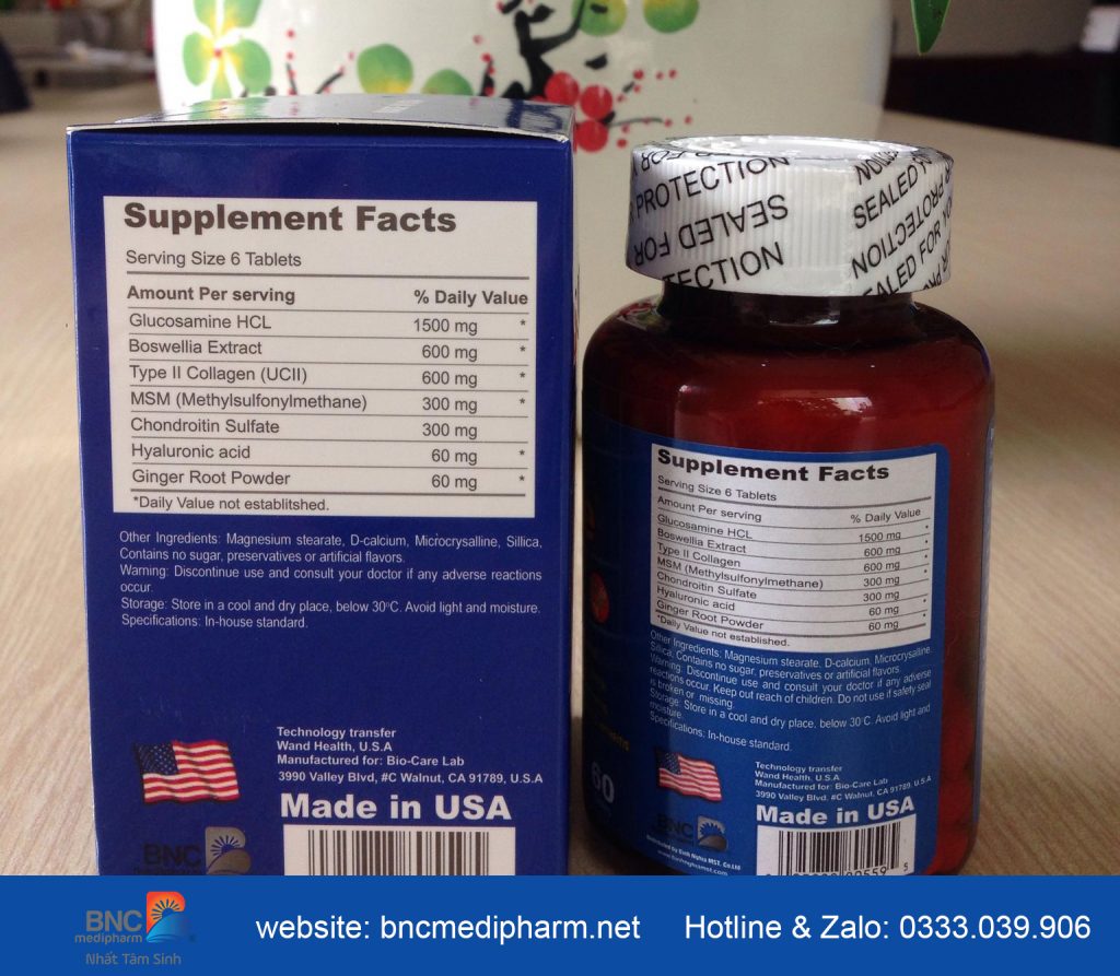 Bi Jcare - Giải pháp cho bệnh xương khớp nhập khẩu Mỹ