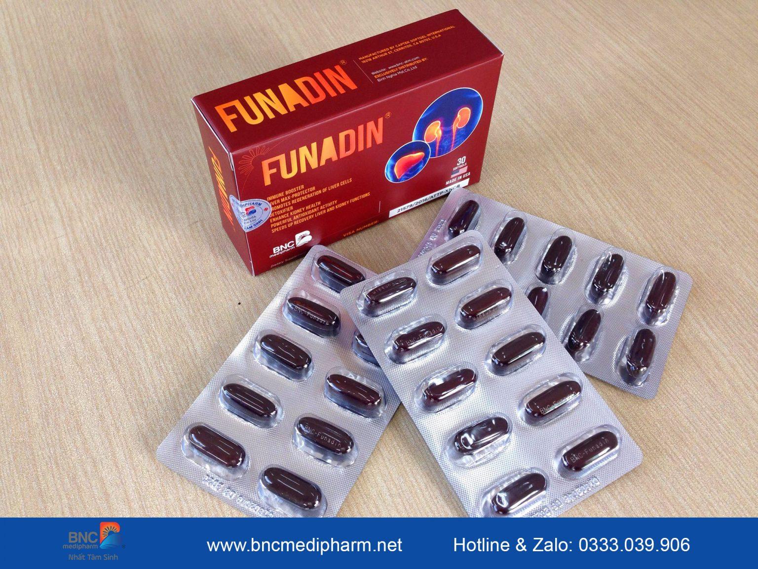 Funadin - Giải độc bảo vệ phục hồi chức năng gan