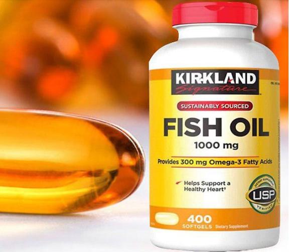 Kirkland Signature Fish Oil 1000mg có công dụng gì, giá bao nhiêu, mua ...