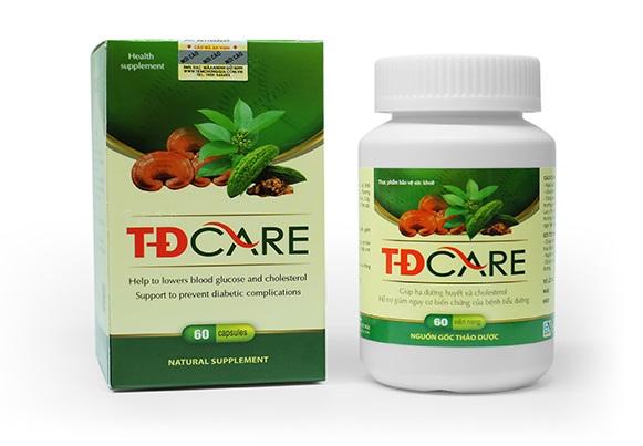 TĐ Care - Hộp 60 viên - Hỗ trợ điều trị bệnh tiểu đường hiệu quả